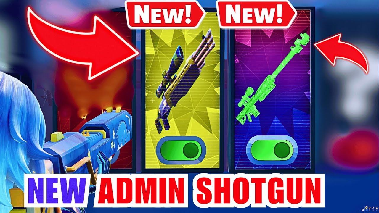 ADMIN SHOTGUN MEGA 1V1 ALL GUNS AND VEHICLIES CODES (admin pump MEGA ...