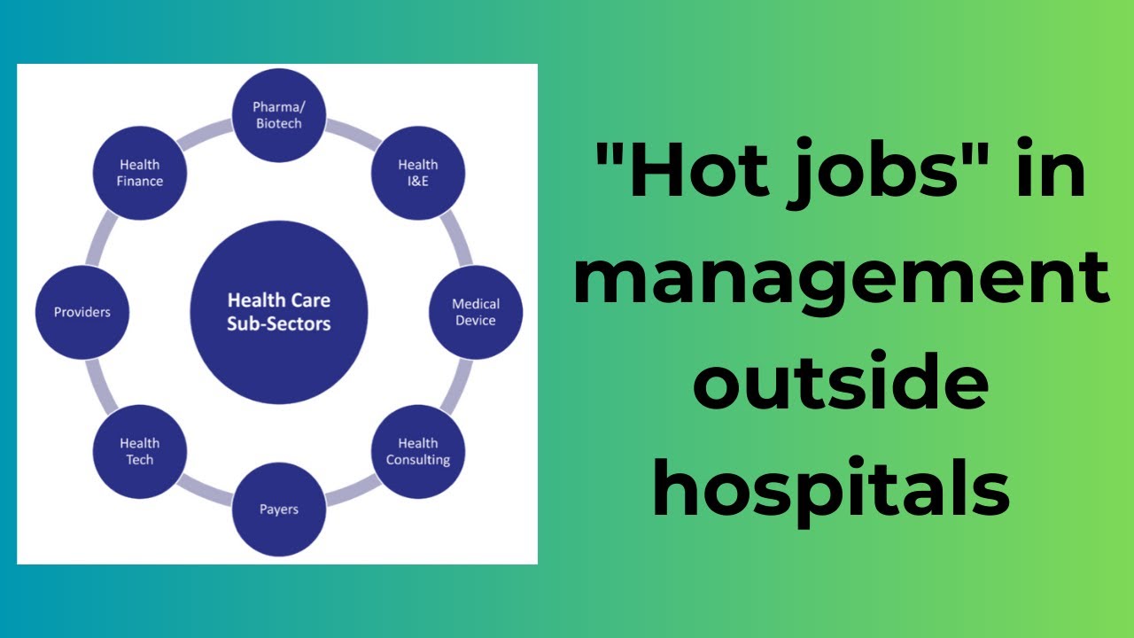 "Hot jobs" in management outside hospitals - YouTube