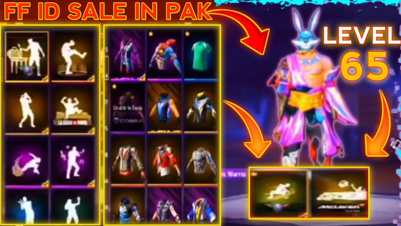 FF ID FOR SELL TODAY |😁 FREE FIRE ID SALE IN PAKISTAN | FF ID ...