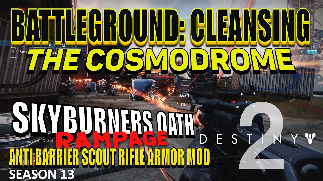 Destiny 2- NEW BATTLEGROUND: CLEASING - NEW ARENA: THE COSMODROME - YouTube