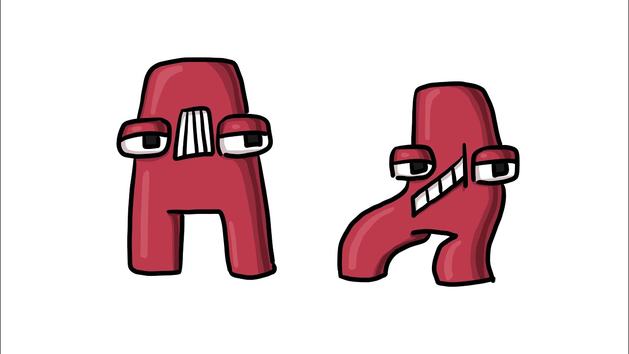 How to Draw Alphabet Lore (A) - YouTube