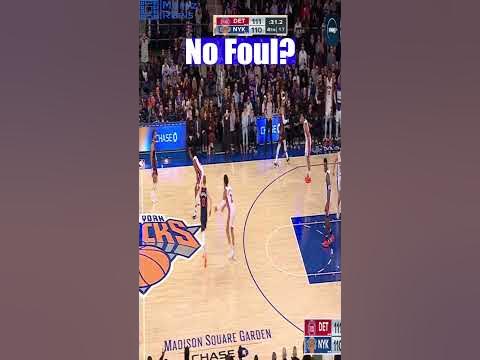 No Foul? Piston Vs Knicks wild ending! #shorts #short - YouTube