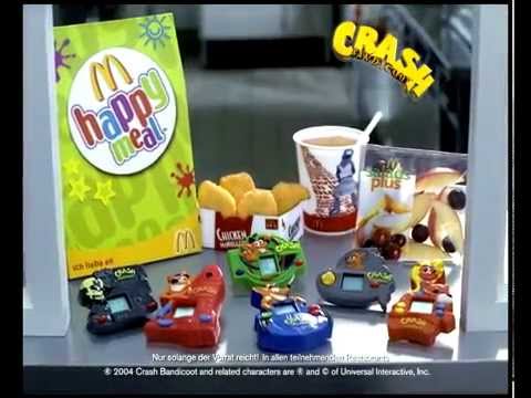 Mc Donald's Crash Bandicoot Commercial - YouTube