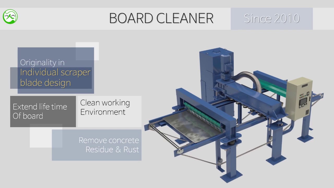 BOARD CLEANER for block making board - YouTube