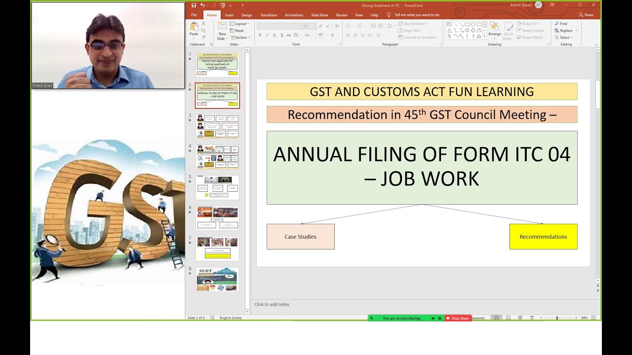 GST_Huge Update_Annual Filing of Form ITC 04_Job Work_45th GST Council ...