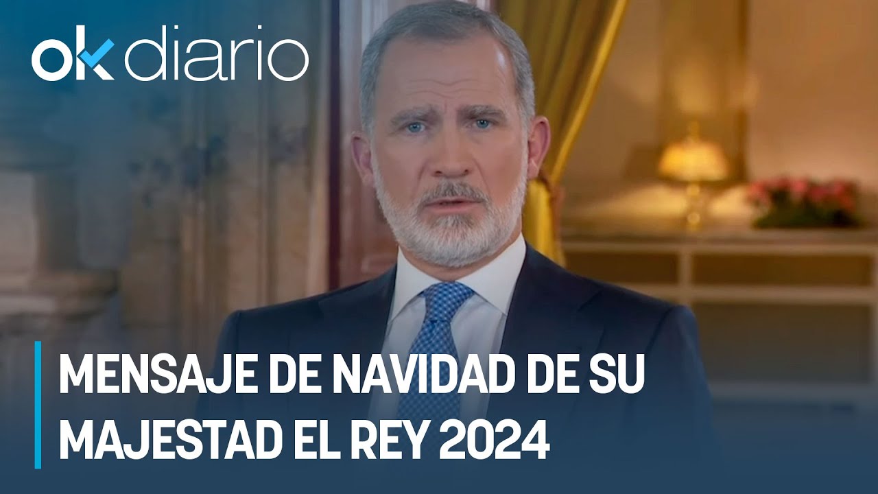Mensaje de Navidad de Su Majestad el Rey 2024 - YouTube