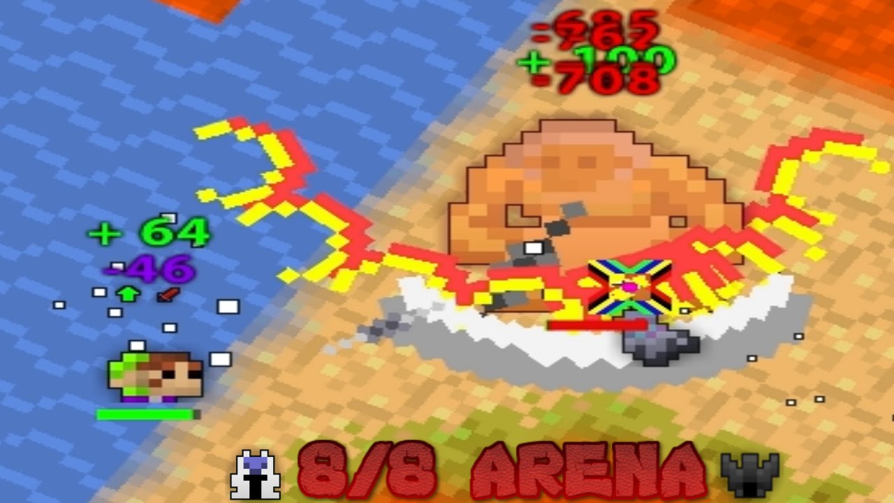 RotMG: 8/8 WARRIOR +JUGG/CROWN ARENA RUN - YouTube