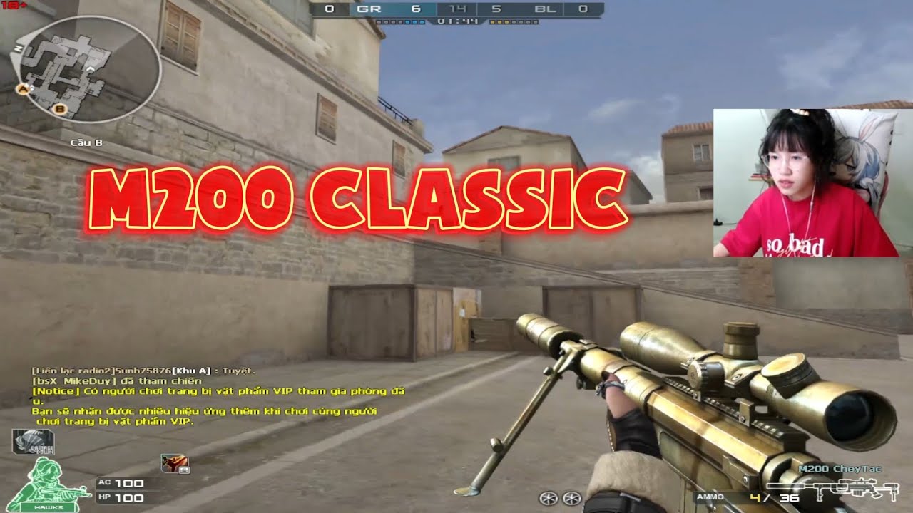 ( Đột kích ) Cầm M200 Classic đua MVP room C4 Sniper với thanh niên 3z ...