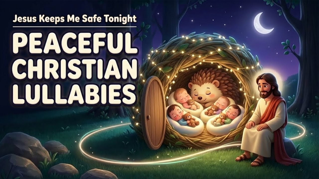 Jesus Keeps Me Safe Tonight 🌙 | Peaceful Christian Lullabies for Kids ...