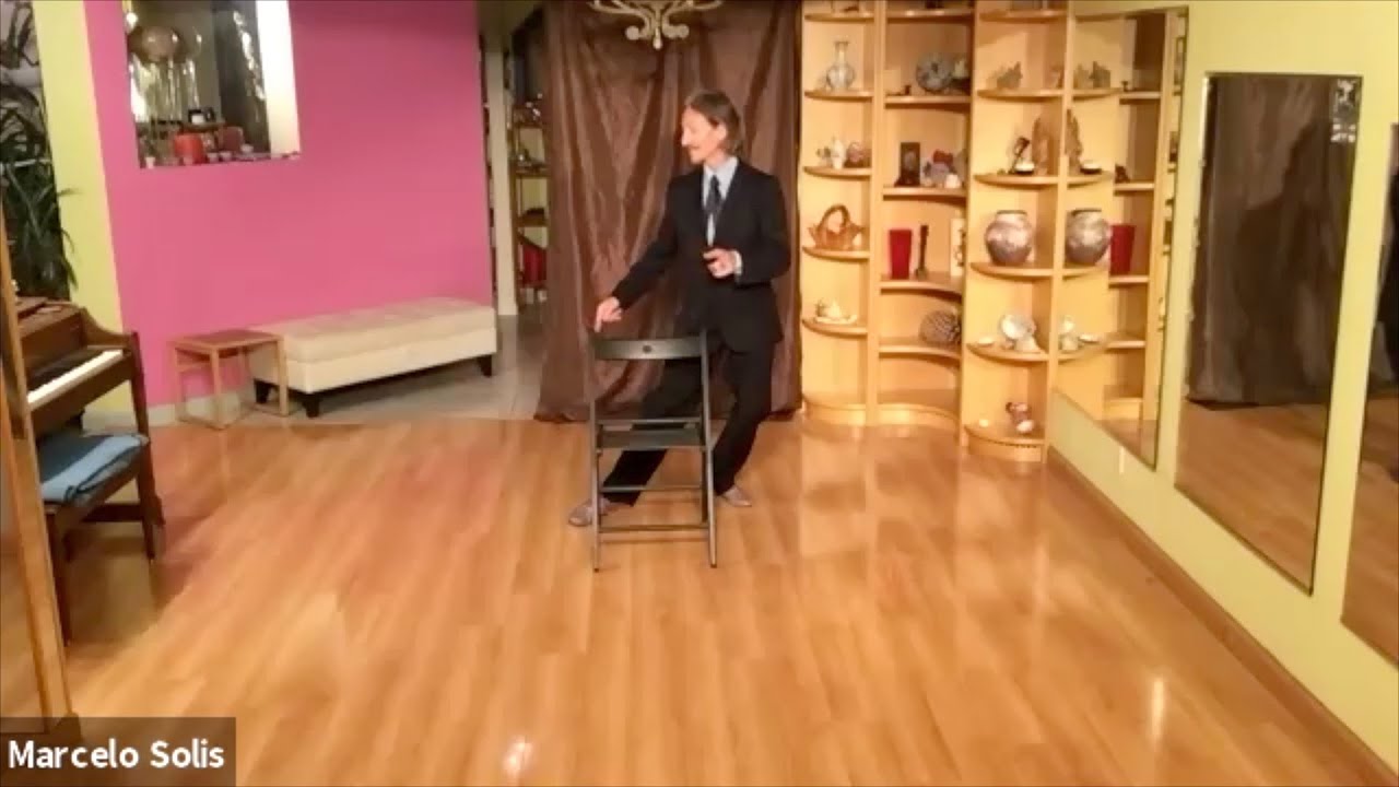 Argentine Tango class: chair exercise variation - YouTube