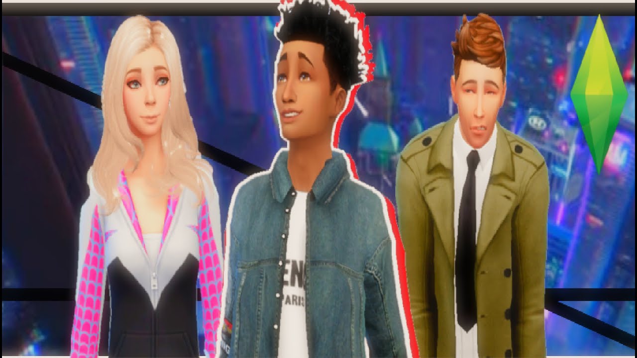 Spiderman into the Spiderverse : Create a Sim{Sims 4} - YouTube