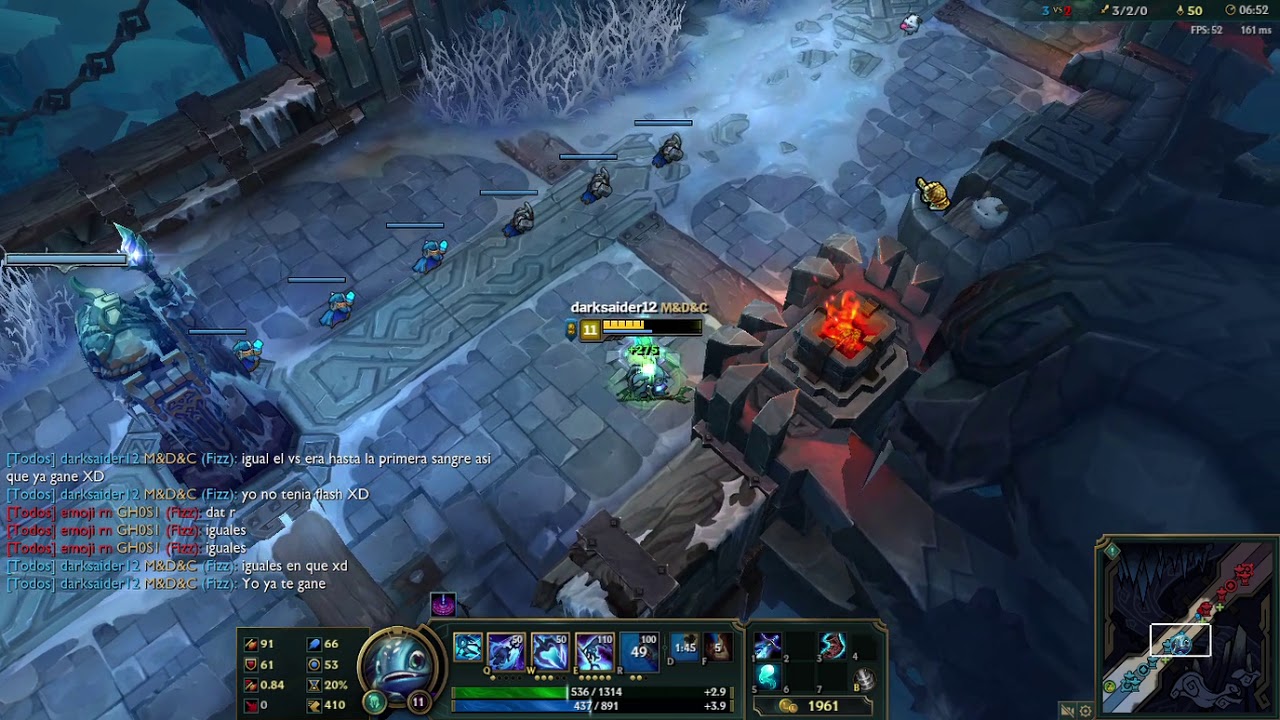 FIZZ(DARKSAIDER12) VS FIZZ(EMOJI RN) LOL - YouTube