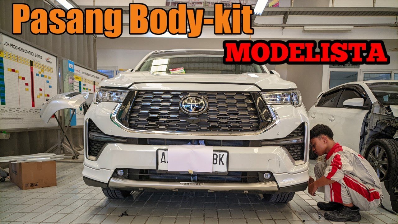 🔴 Pasang Body-Kit Modellista Innova Zenix 2023 | Diary Otomotif - YouTube
