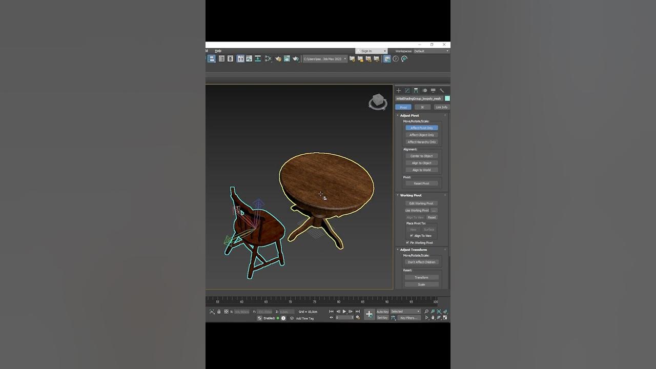 How to make copies around an object in 3DS Max 2023 #shorts #tutorial #lesson #3dsmax #2023 #3d ...