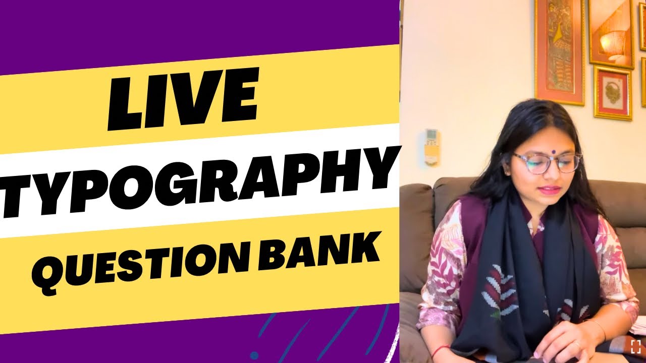Class 12 Typography Question Bank Revision | All 7 Chapters | Live ...