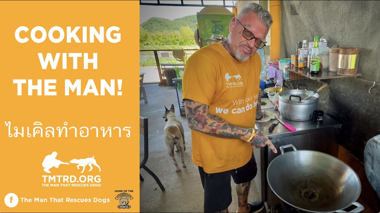 Cooking With The Man! Dog Rescuer and Chef - YouTube