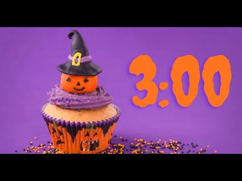 🎃 3-Minute Halloween Countdown Timer | Spooky Classroom & Party Fun ...