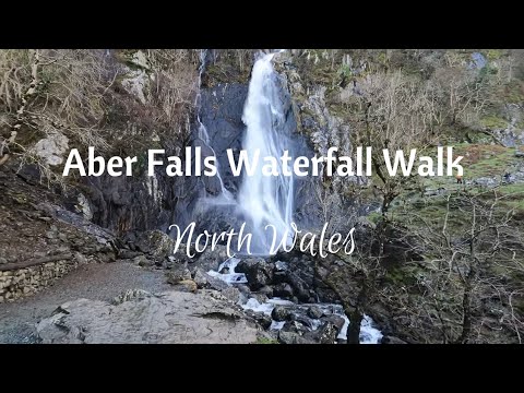 Aber Falls Waterfall Walk | North Wales | Welsh Countryside | 4K - YouTube
