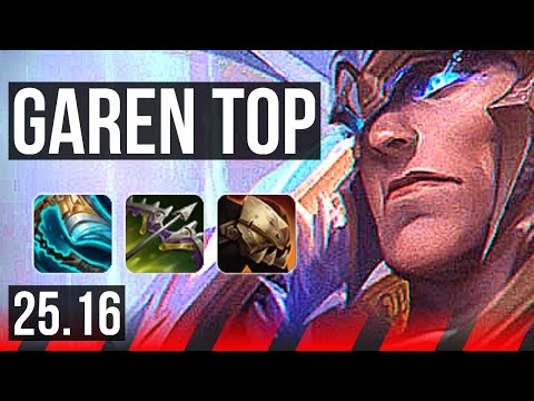 GAREN vs DR. MUNDO (TOP) | 80k DMG, 16/5/12 | NA Master | 25.16