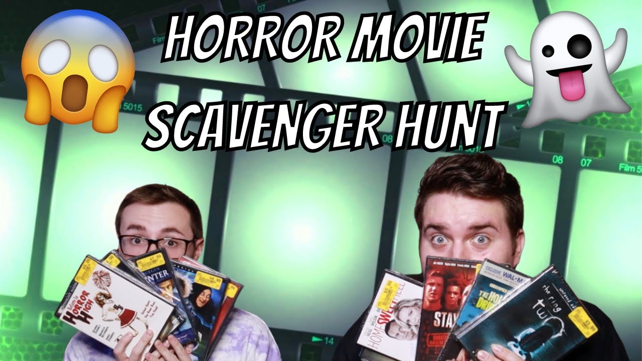 Horror Movie Scavenger Hunt 🎞️ 😱 🎬 - YouTube