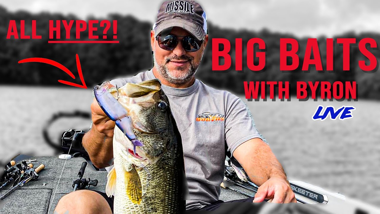 Baitman Live Late Night!: Talking BIG SWIMBAITS with Byron! - YouTube