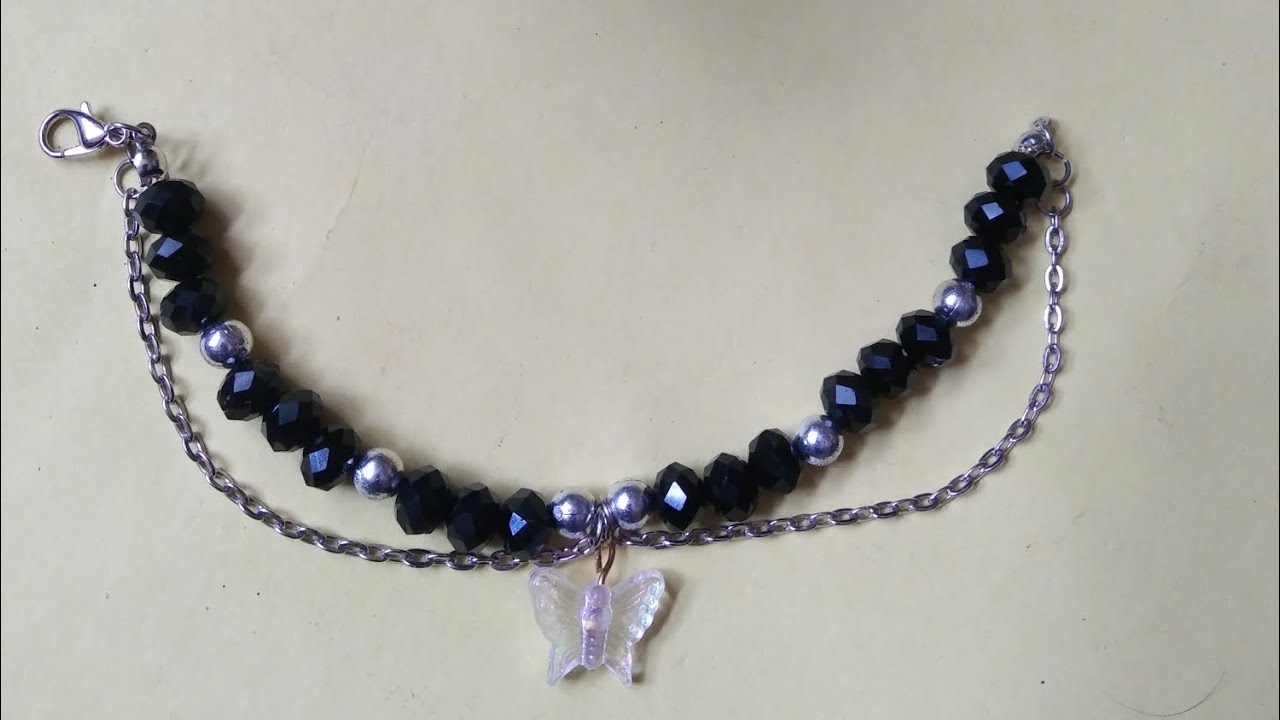 DIY Gelang Kristal DIY Crystal Bracelet (Tutorial) - YouTube