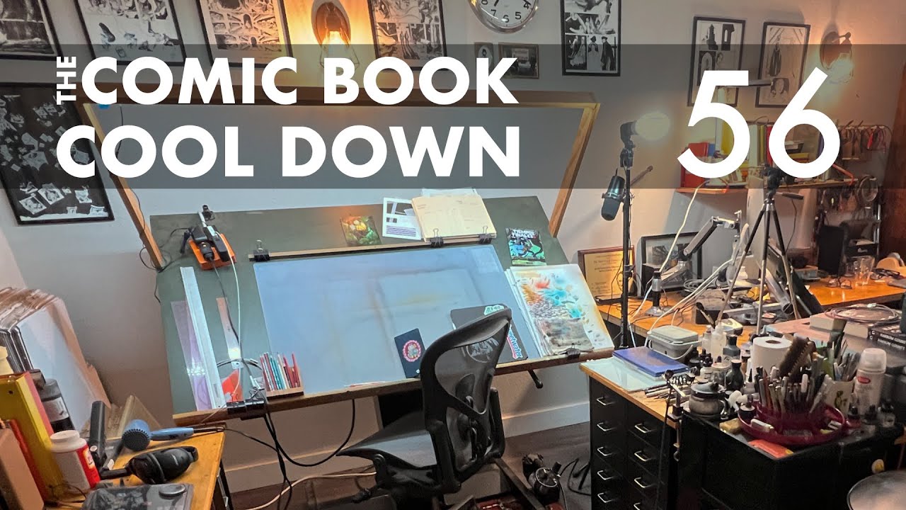 The Comic Book Cool Down 56 - 2024 Comic Artist Studio Tour - YouTube