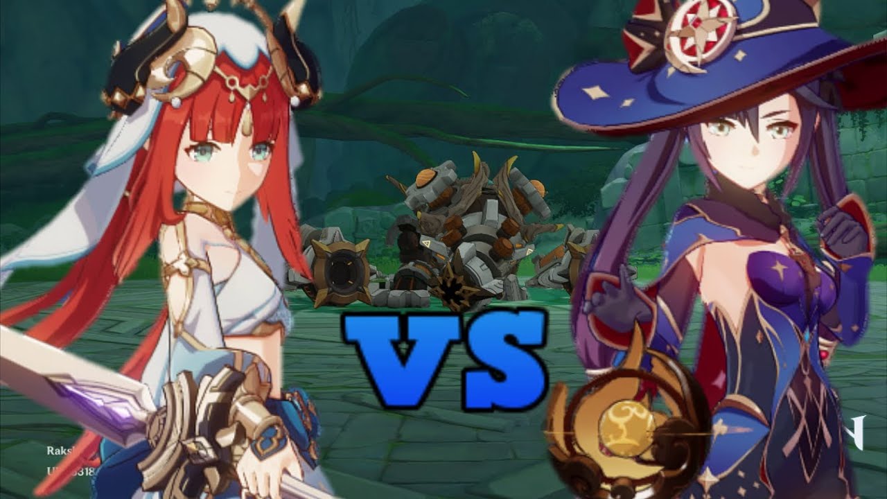 Mona vs Nilou (Permafrost con Ayaka) | Genshin Impact - YouTube