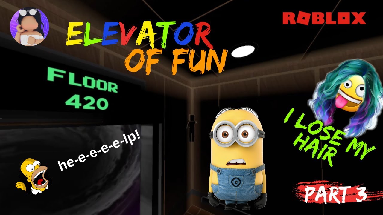 Roblox 🟥 Elevator of Fun😹 Scary moments 😱Musical 🎧 Game play 🎮 👩🏽‍ Part ...