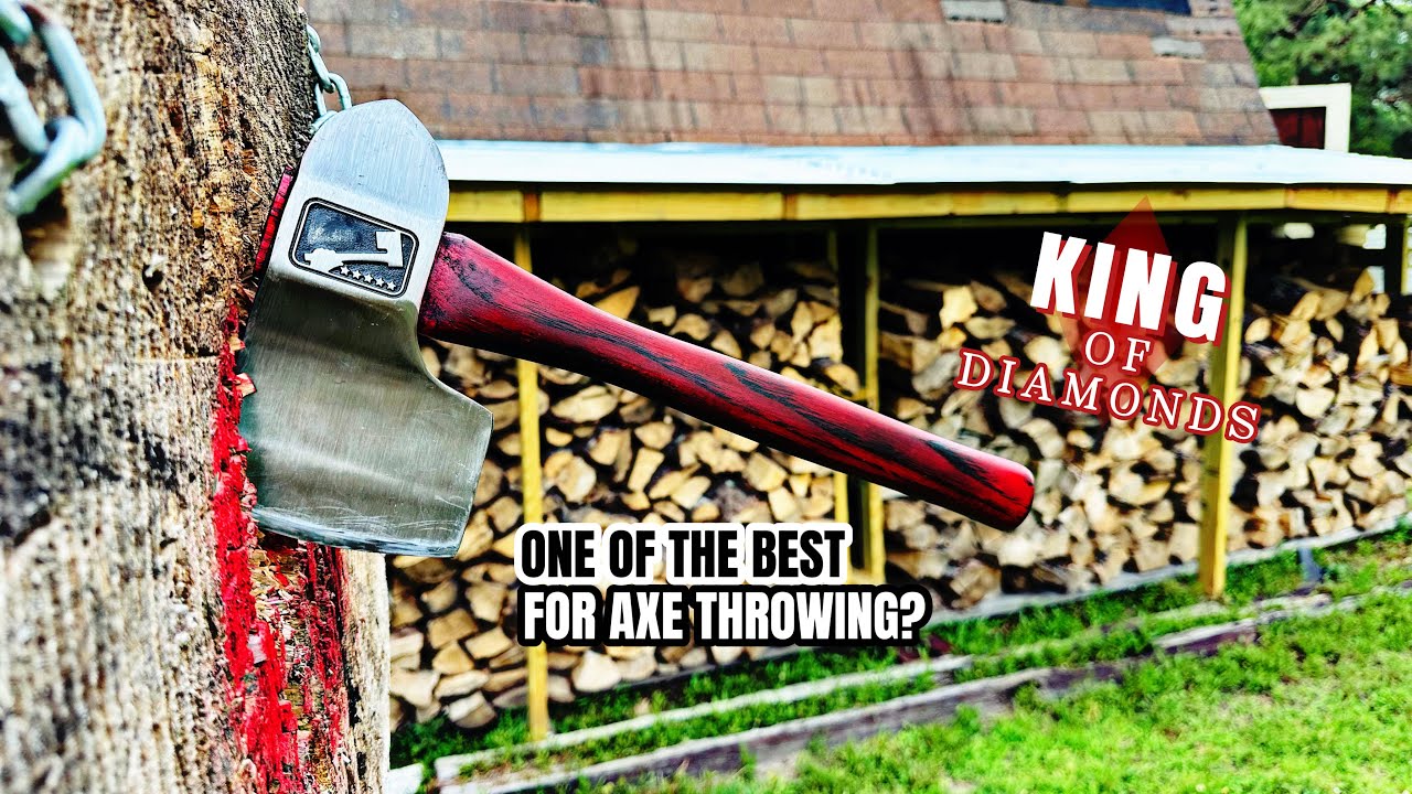 King of Diamonds: Do modified axes make the best throwing axes? #axe # ...