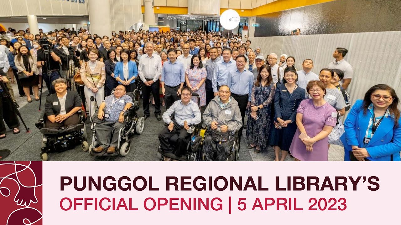 Punggol Regional Library’s Official Opening | 5 April 2023 - YouTube
