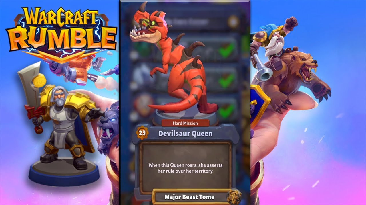 How To Beat Devilsaur Queen Heroic With Tirion Alliance Deck - Hard ...