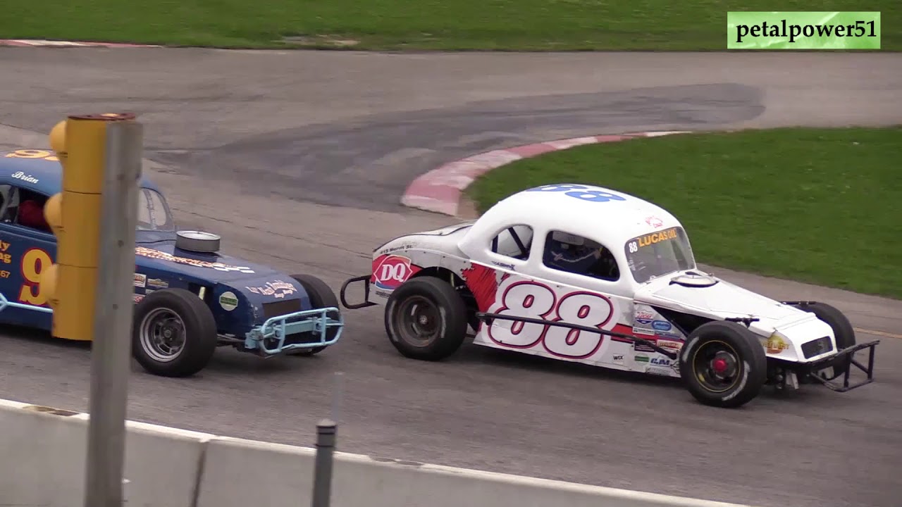 Flamboro Speedway Canadian Vintage Modifieds Sept. 2, 2017 - YouTube