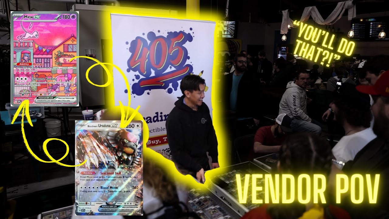 Trading $30 card for a $1! Vendor POV / Cards & More Expo PART 2 - YouTube
