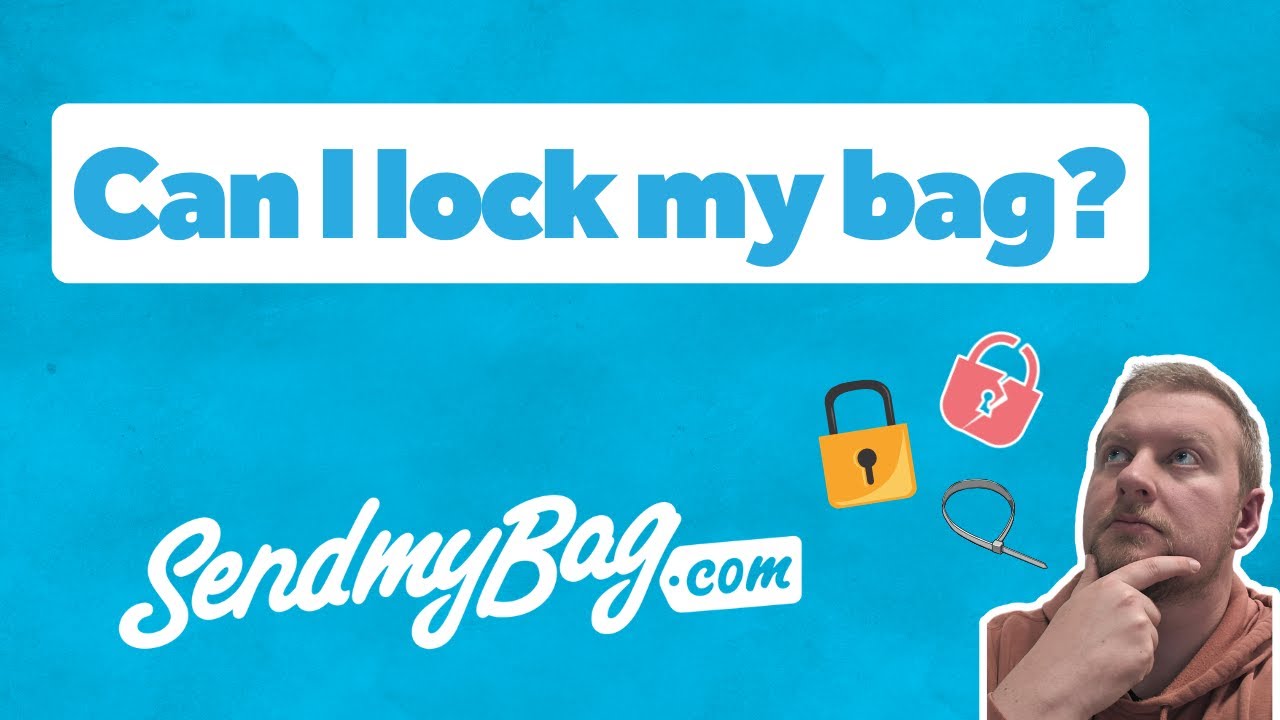 Can I lock my bag? - Send My Bag Tutorial - YouTube