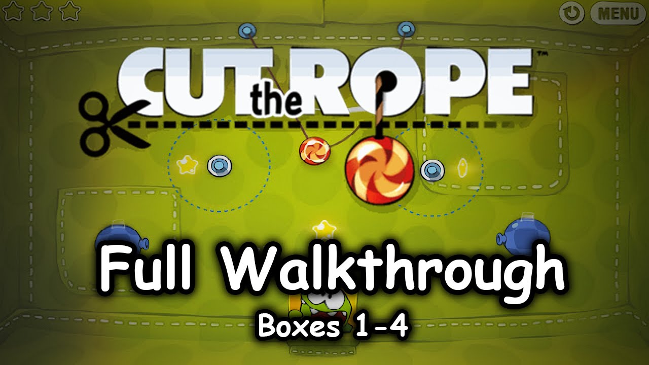 ZeptoLab's Cut the Rope PC (2010) Boxes 1-4 Walkthrough/Playthrough ...