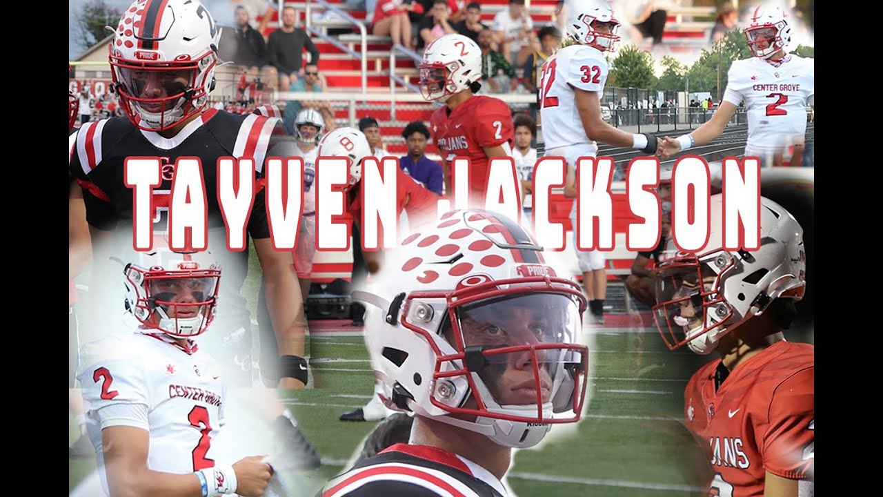 D1 Commit Tayven Jackson Center Grove QB 6'4 190 Senior Mid season ...