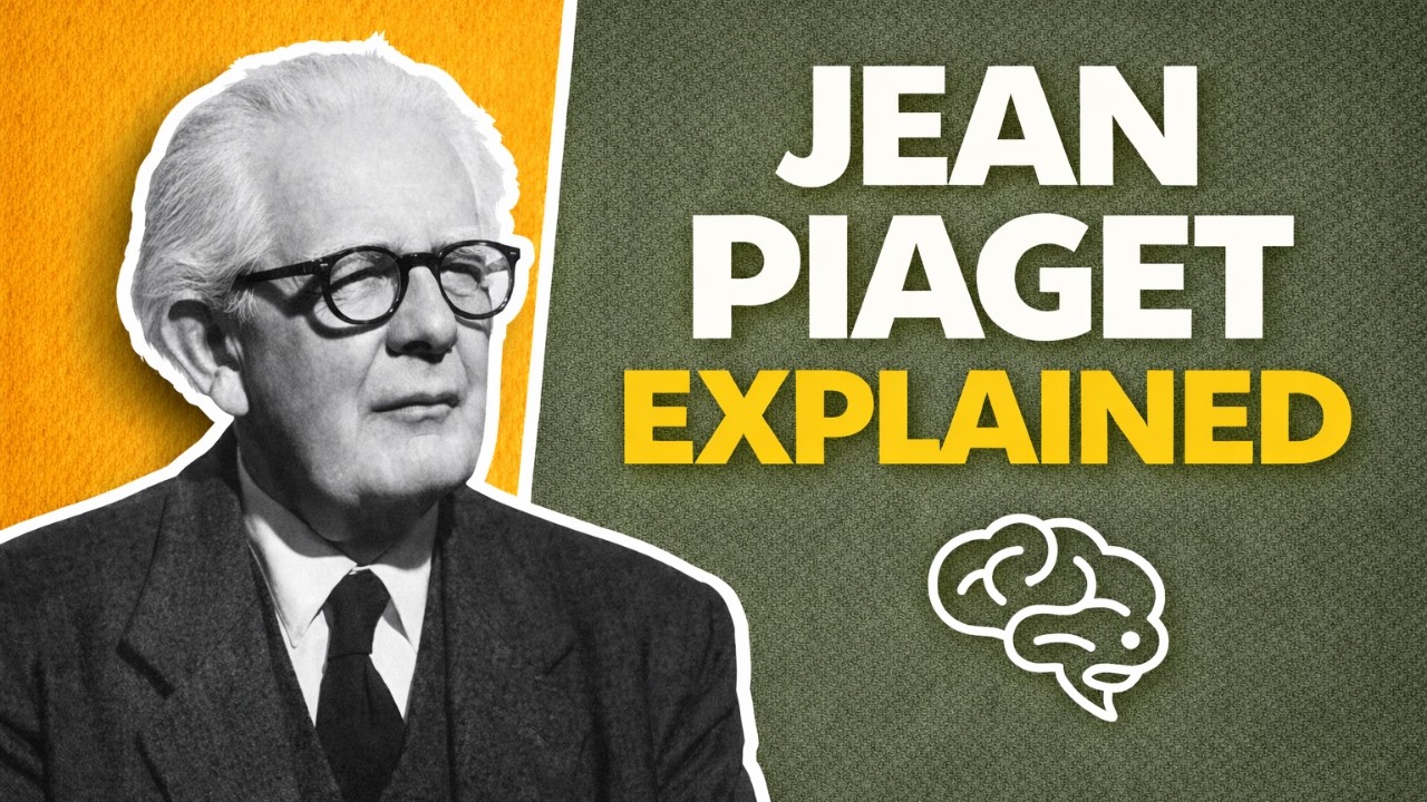 Jean Piaget Explained | Cognitive Development Theory in 3 Minutes - YouTube