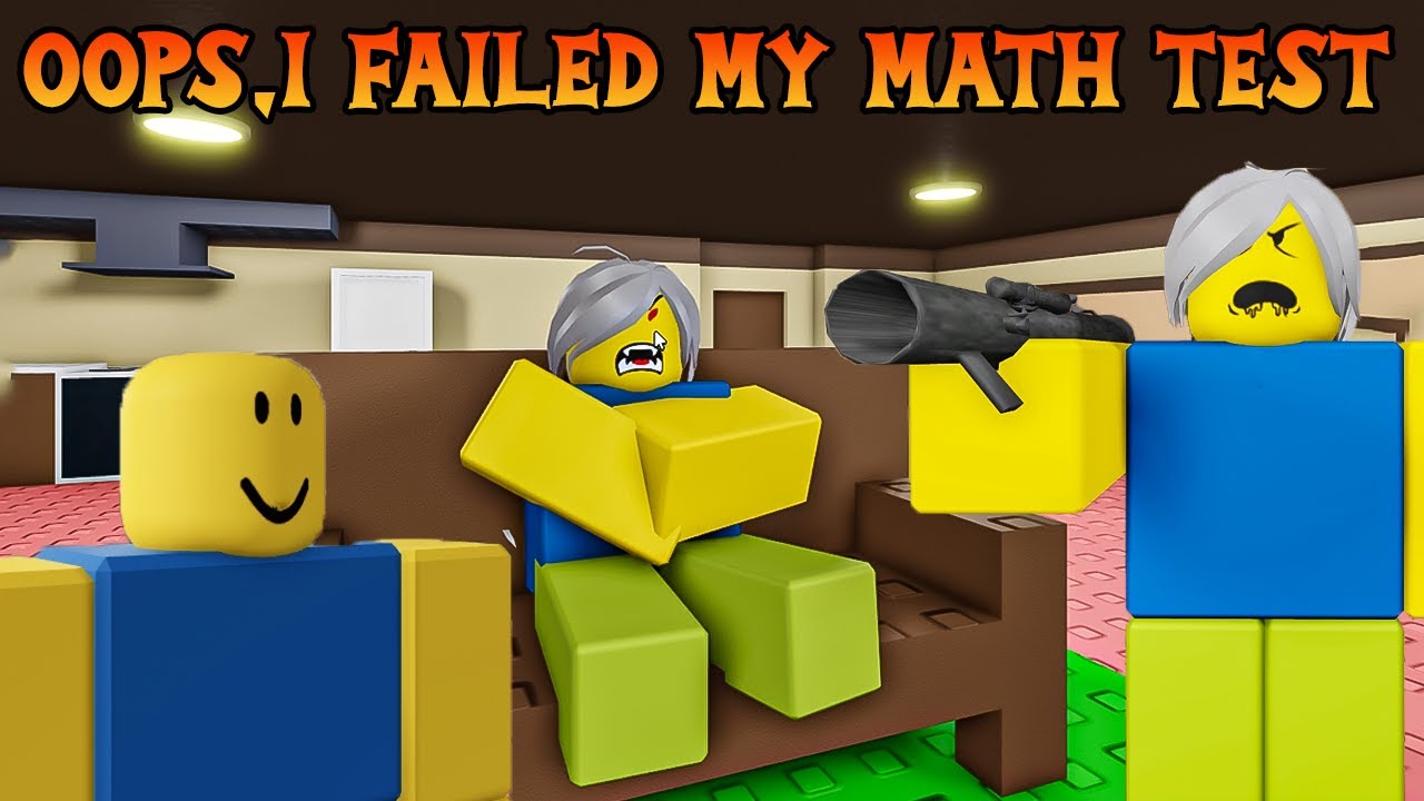 Oops,I Failed My Math Test All Endings [ ROBLOX ] Full Gameplay - YouTube