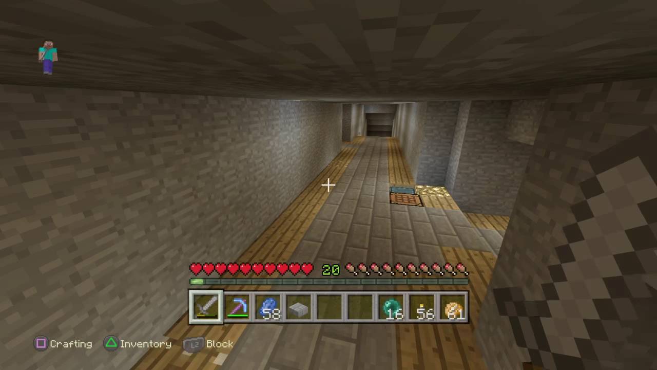 Minecraft diamond skeleton - YouTube