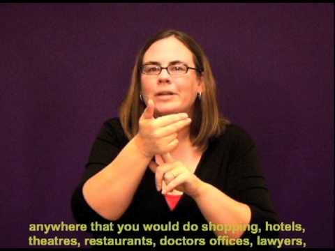 Americans with Disabilities Act (ADA) Overview - YouTube