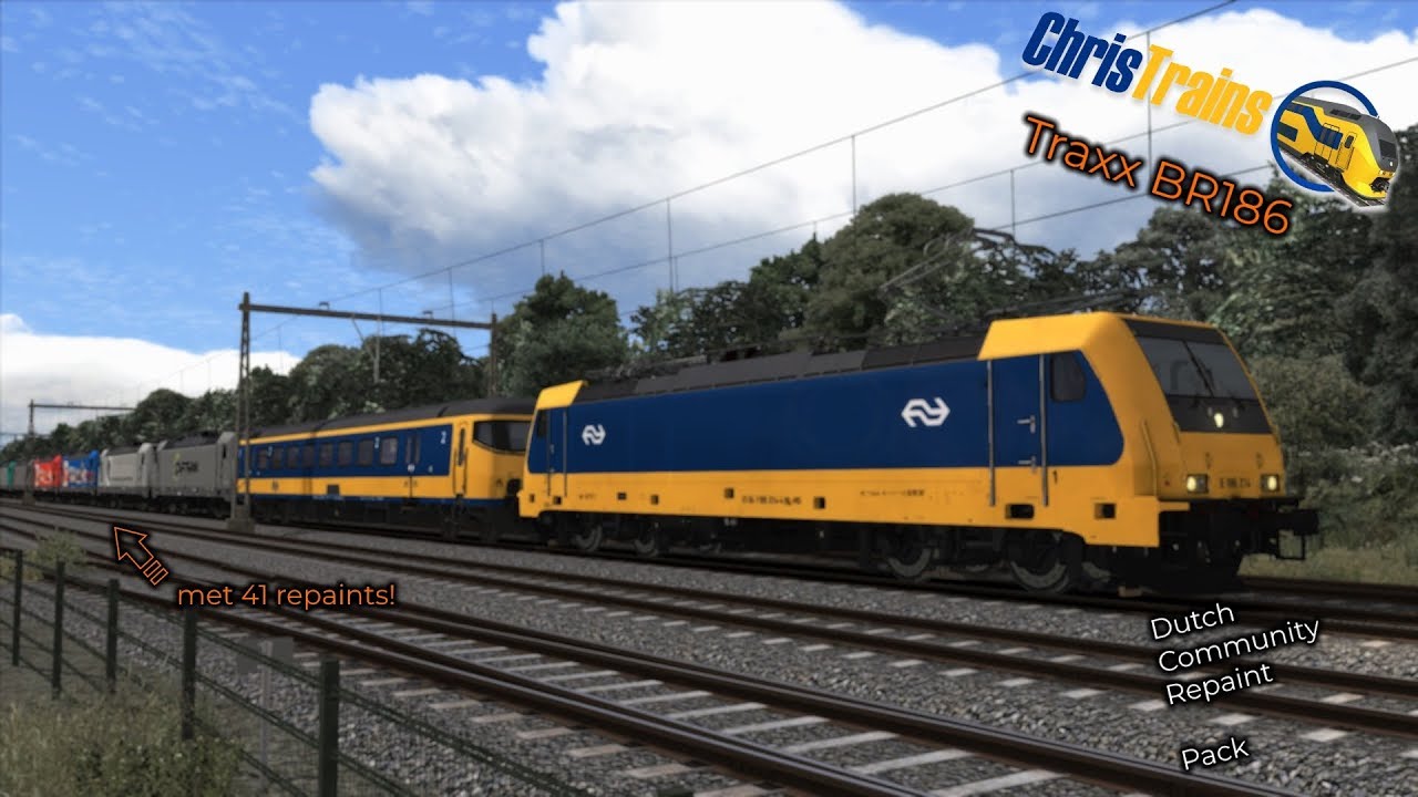 ChrisTrains BR186 DCR Repaint pack! - YouTube