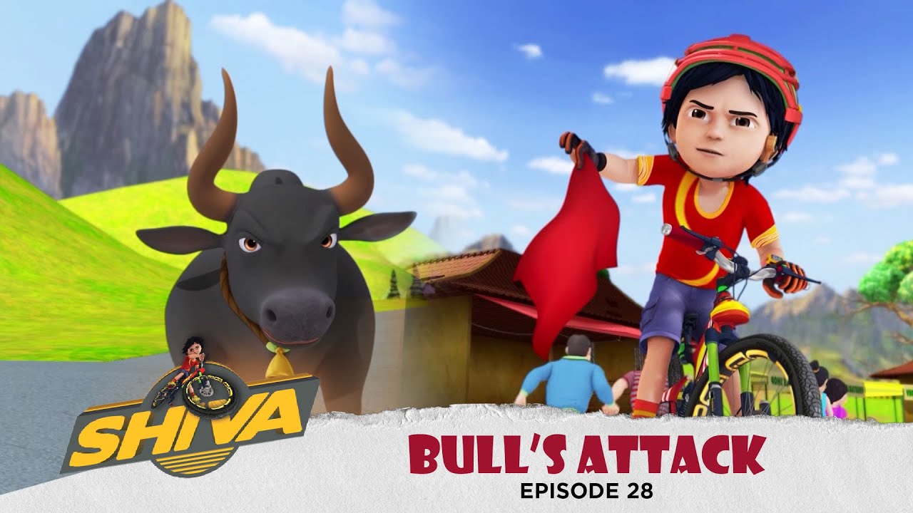 Shiva | Bulls Attack | Full Episode 28 | Shiva Cartoon Episode In ...