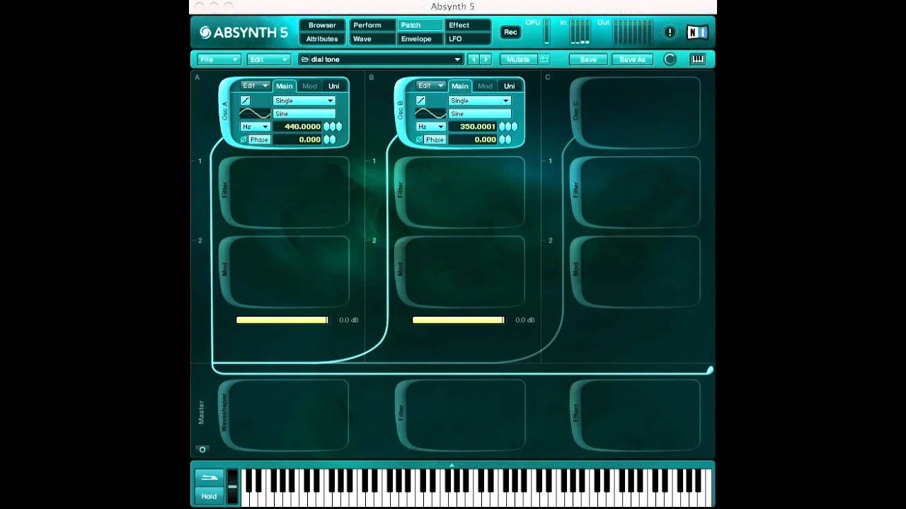 Native Instruments - Absynth Sound Design (Telephone) - YouTube