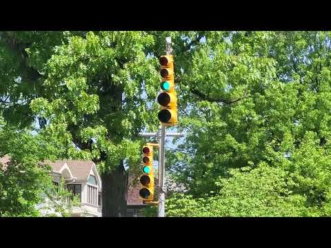 5-section Left Turn Signals on Mast Arm Pole. - YouTube