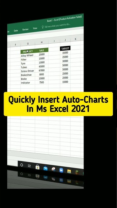 Quickly insert Chart in Ms Excel | Quick Charts in Excel | Excel ...