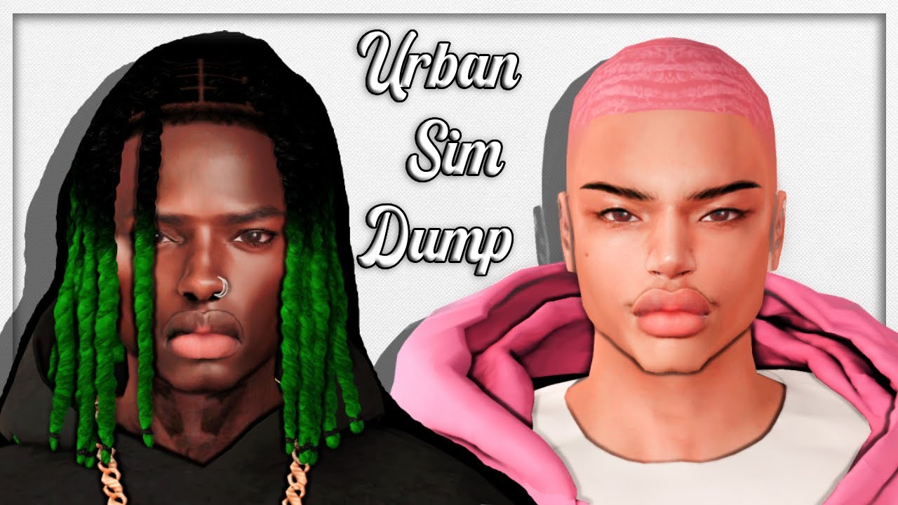 Urban Male Sim Dump 4 - CC + Sim DL | Sims 4 C-A-S 💎 - YouTube