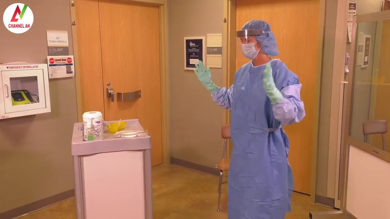 Donning and Doffing PPE HCID Level One Full Barrier Isolation - YouTube