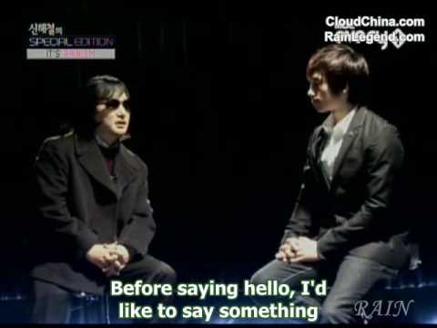 [Eng Sub] Shin HaeChul's Special Edition Rain Interview [1/7] HQ - YouTube