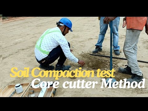 Soil Compaction test with core cutter Method - YouTube